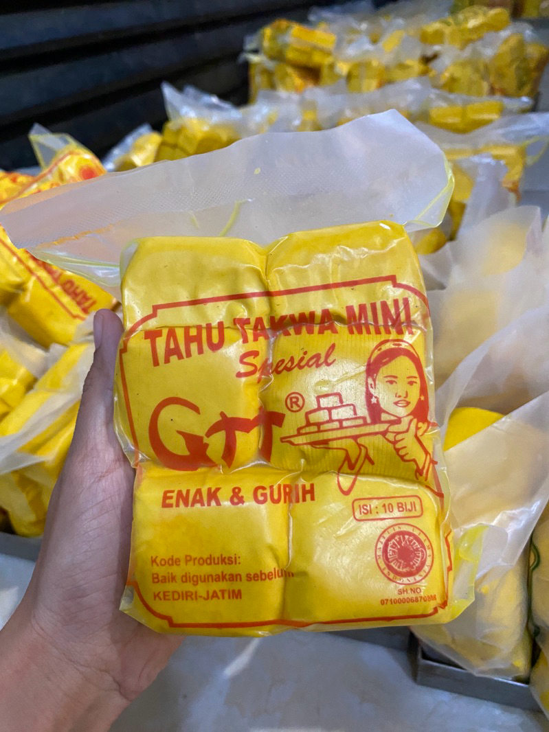 Jual Tahu Takwa Mini Tahu Kuning Mini Khas Kediri Isi 10 Pcs | Shopee ...