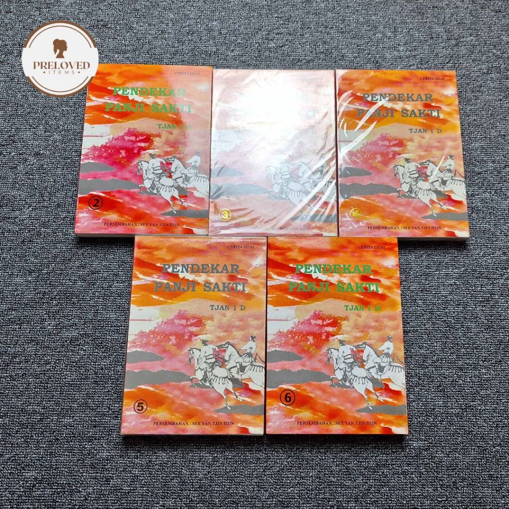 Jual Buku Cersil Cerita Silat Pendekar Panji Sakti Jilid 2-6 Original ...