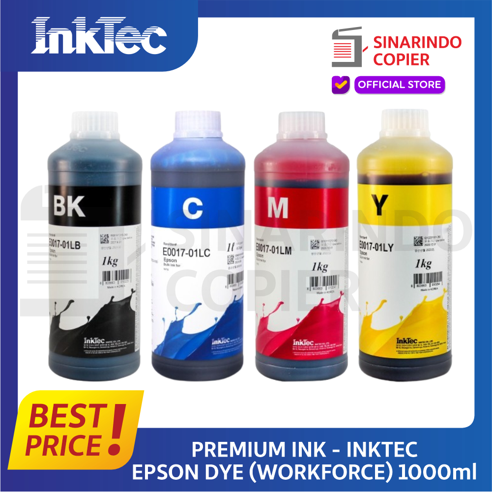 Jual Tinta InkTec E0017 Premium Dye Ink Refill for Epson Work Force Pro ...