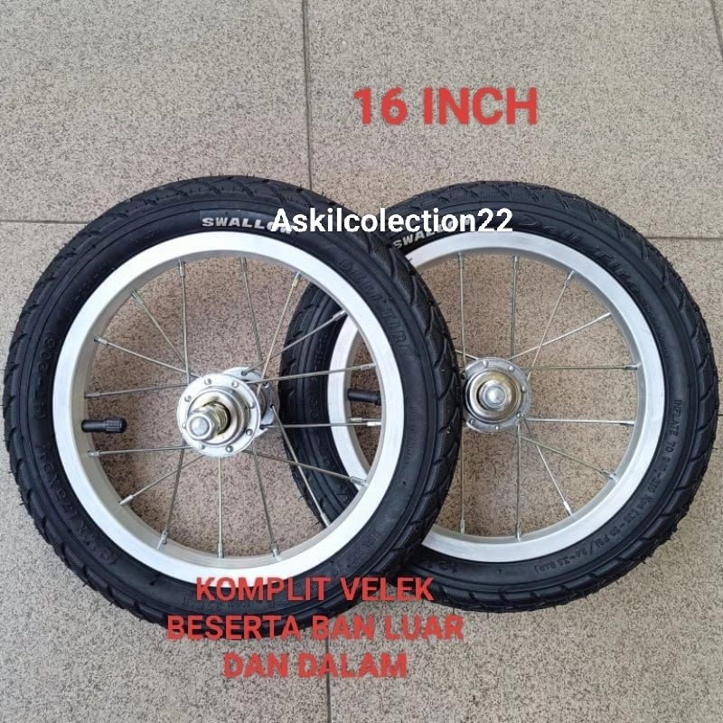 Jual Wheelset full set roda velg sepeda 12 INCH Roda sepeda 12 INCH ...