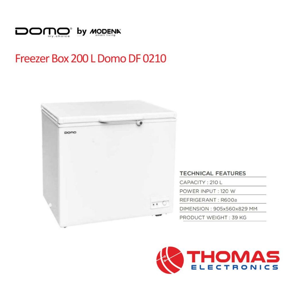 Jual FREEZER BOX DOMO BY MODENA DF 0210 CHEST FREEZER DF0210 GARANSI RESMI | Shopee Indonesia
