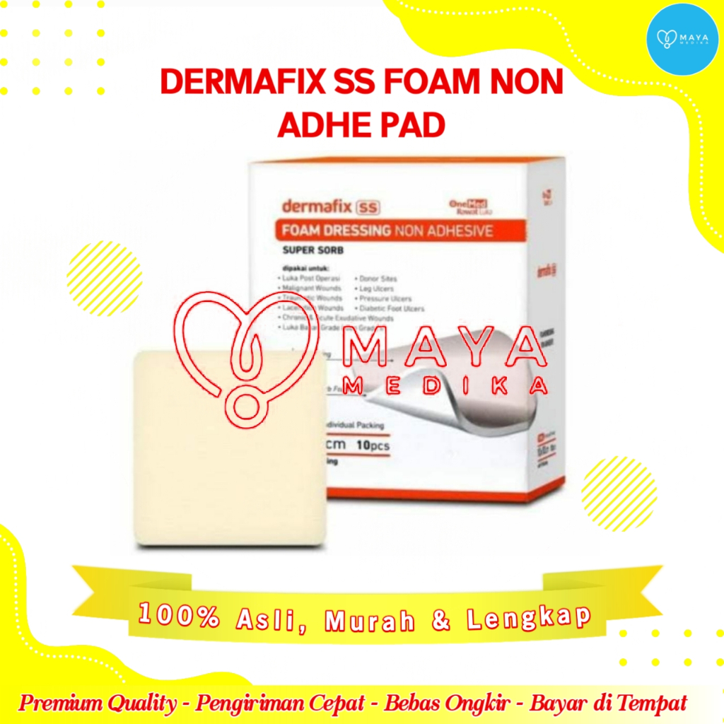 Jual Dermafix SS Foam Dress dan Alginate 10 x 10 PCS | Shopee Indonesia