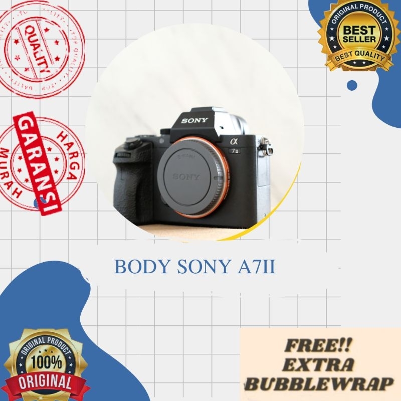 Jual SONY A7II BODY FULSET BOX | Shopee Indonesia