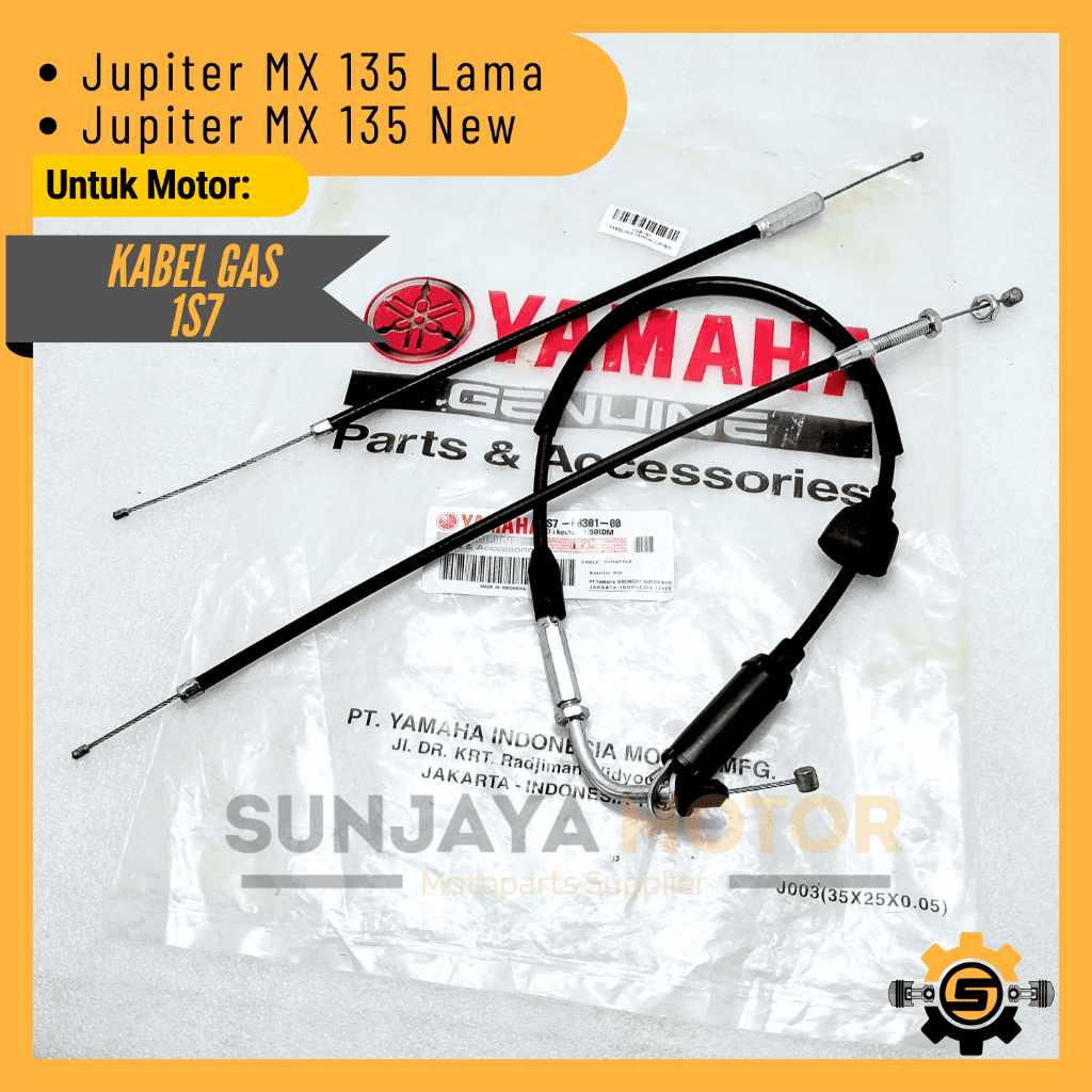 Jual Tali Gas Original Yamaha 1S7 Kabel Gas Jupiter MX New Jupiter MX ...