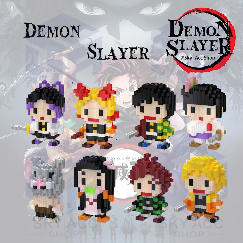 Jual Nano Block Mini DEMON SLAYER Series| Bricks education Nano Block ...