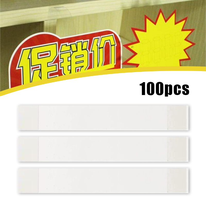 Jual Wobbler Mika 100pcs Mika Display Promo Card Label Harga Mika Label ...