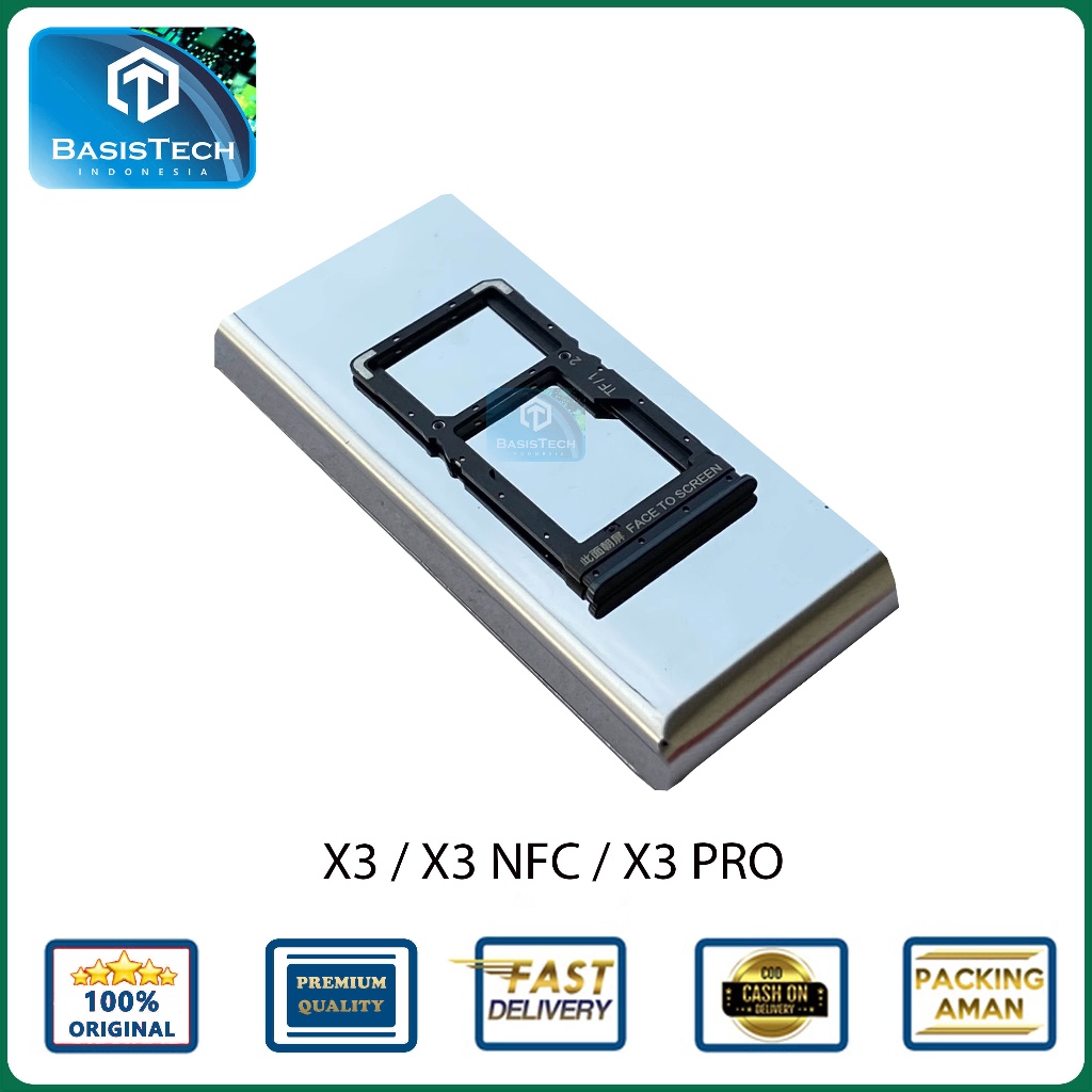 Jual SIMLOCK TEMPAT KARTU SIM TRAY XIAOMI POCO X3 NFC - X3 PRO - X3 ...