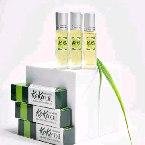Jual KOKU OIL 3 BOTOL 10ML PAKET 3 PCS MINYAK KOKU ESENSIAL PREMIUM ...