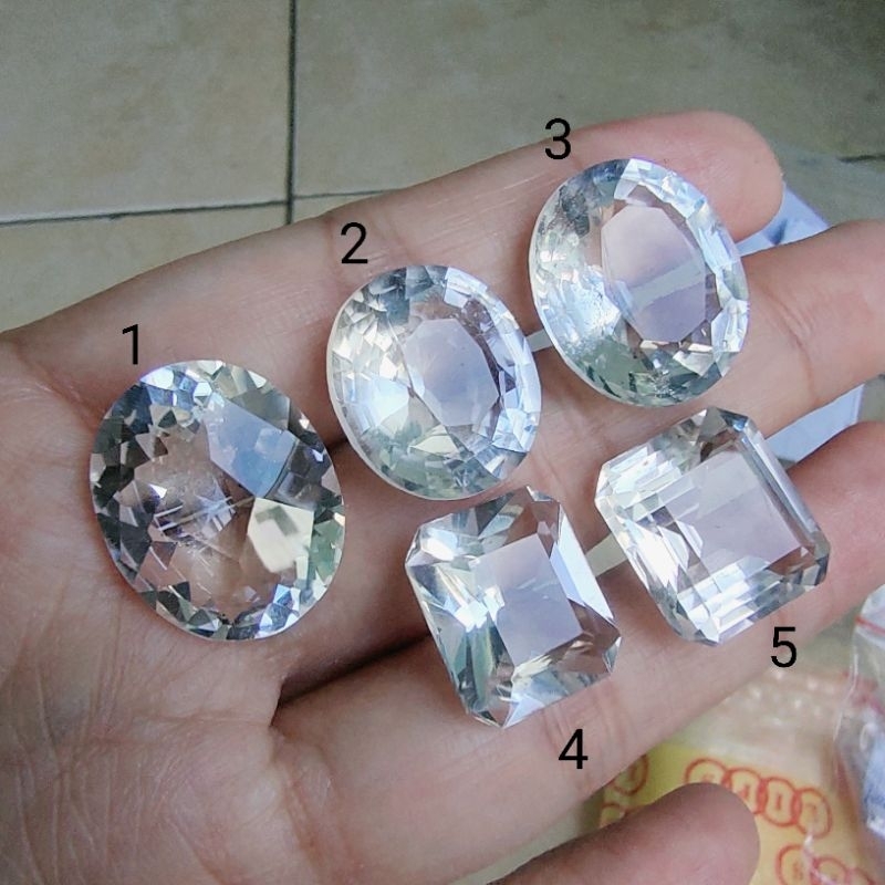 Jual Batu Kecubung Air Asli atau Kiyang Air Smoky Quartz Kating Oval ...