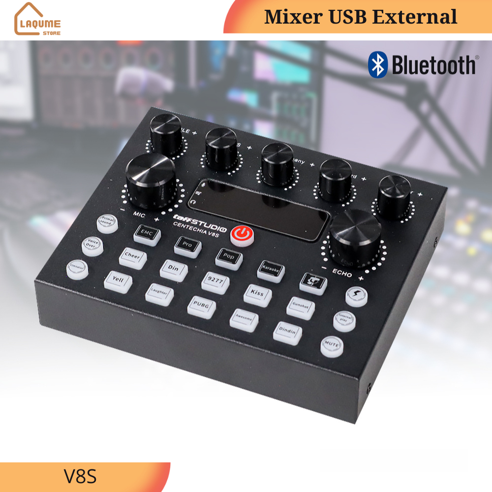 Jual Mixer USB External Sound Card Bluetooth Amplifier | Shopee Indonesia