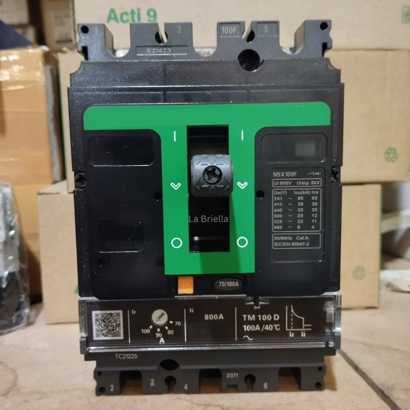 Jual MCCB NSX100F 3p 25a 36ka NSX100 | LV429636 | C10F3TM025 | Shopee Indonesia