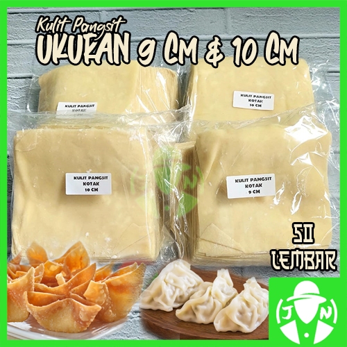 Jual Kulit Pangsit KOTAK Dimsum Gyoza Premium Serbaguna Ukuran 9 Cm dan ...