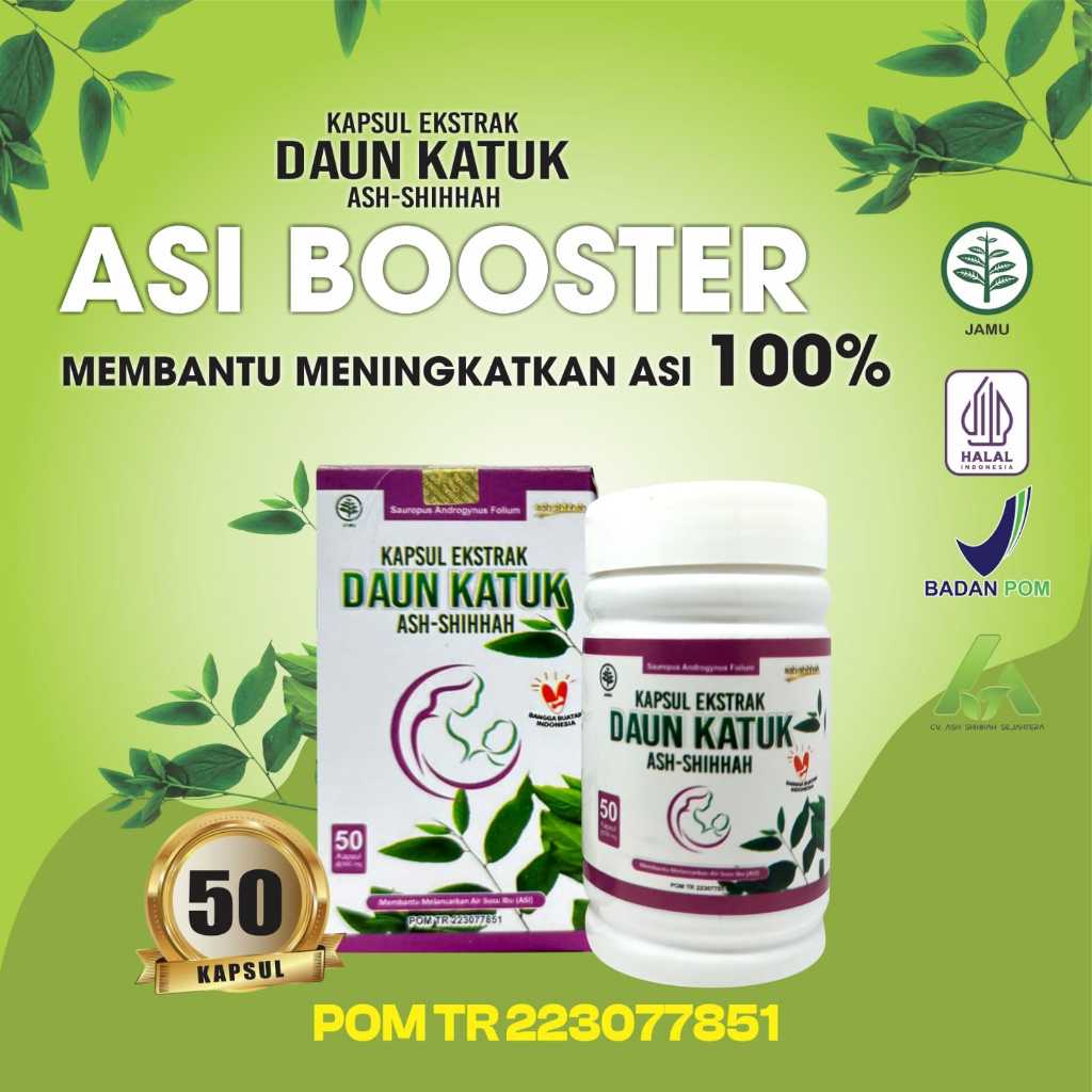 Jual Kapsul Ekstrak Daun Katuk Asi Booster Pelancar Asi BPOM - 50 Kapsul | Shopee Indonesia