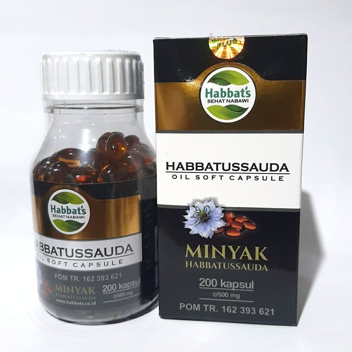 Jual HABBATUSSAUDA SOFTGEL 200 kapsul| MINYAK JINTAN HITAM HERBAL ...