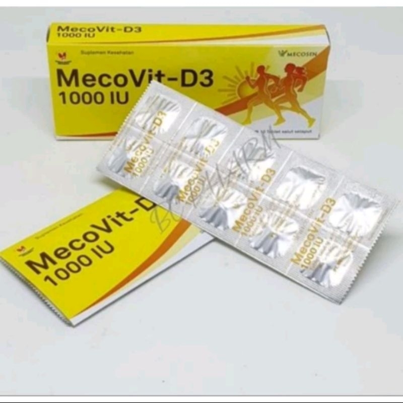 Jual Mecovit D3 1000iu vitamin D isi 30 tablet | Shopee Indonesia