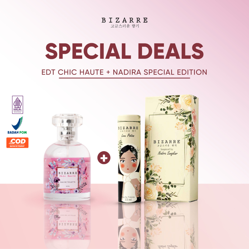 Jual (SPECIAL DEAL) BIZARRE Parfum EDT - Chic Haute 50 ML + BIZARRE ...