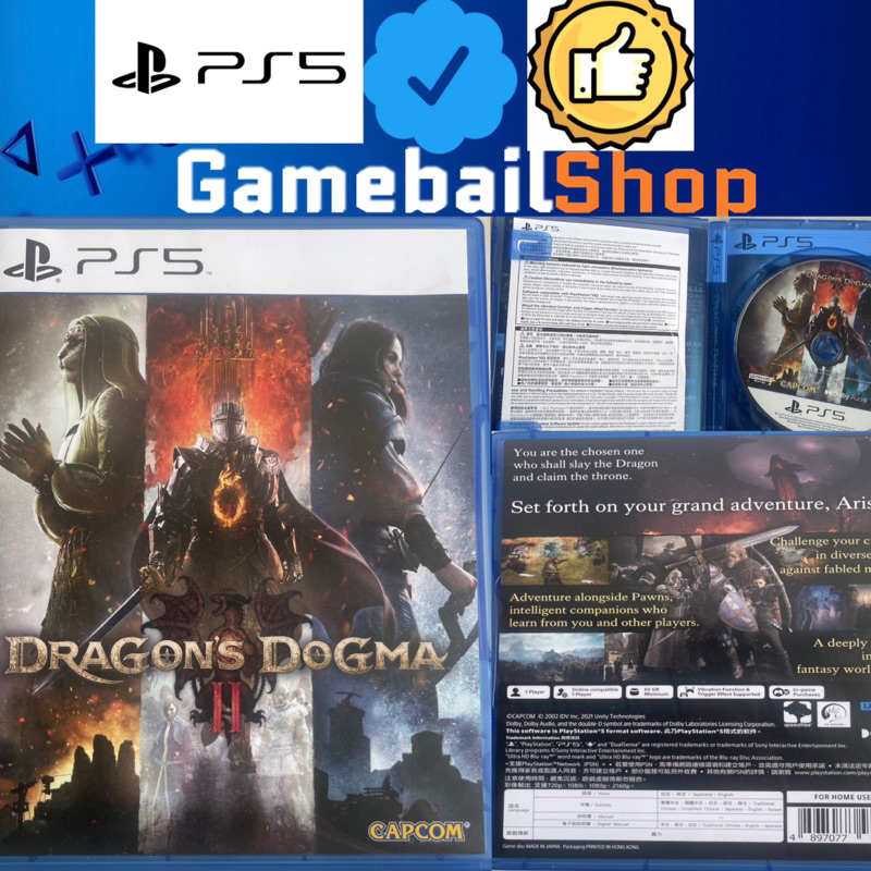 Jual Dragons Dragon Dogma 2 II PS5 Game ( Reg 3 Asia / 2 / English ...