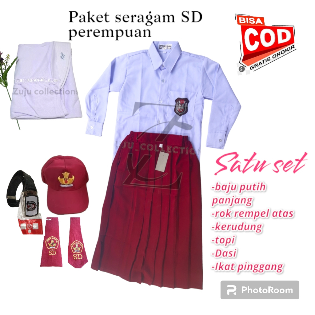 Jual baju seragam sekolah pakaian anak sekolah paket komplit lengkap ...