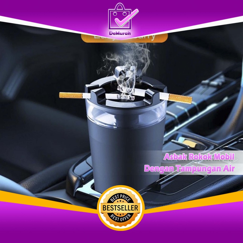 Jual Asbak Rokok Mobil Dengan Pemadam Tampungan Air Asbak Rokok Kantor ...