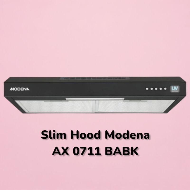 Jual Cooker Hood Modena AX 0711BABK / AX0711BABK Purifier Hybrid 70cm ...