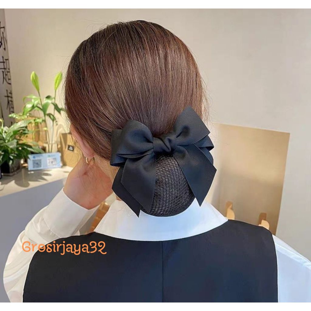 Jual Harnet Rambut HR Repitan Cepol Pita Korea Jaring Sanggul Polos ...