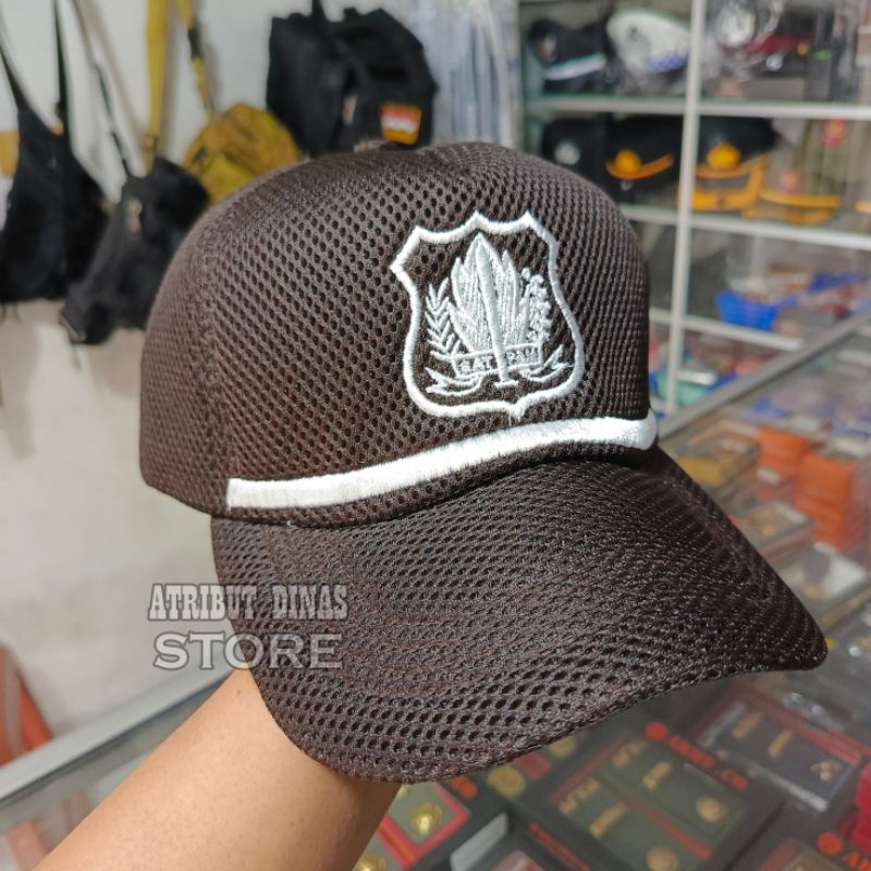 Jual Topi satpam coklat | Shopee Indonesia