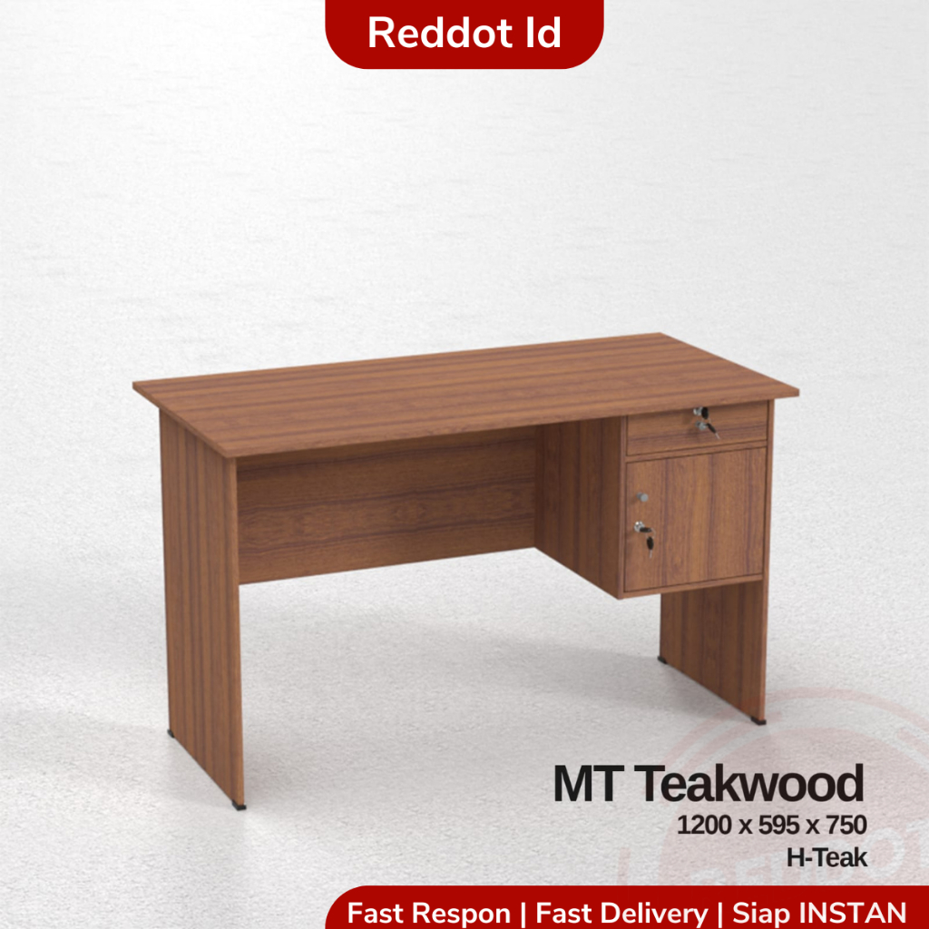 Jual Meja Tulis Meja Kantor Red Minimalis Banyak Pilihan Ukuran dan ...