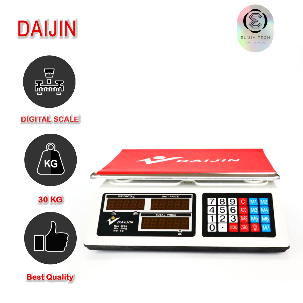 Jual Timbangan Digital DAIJIN 30Kg / Timbangan buah Digital 30Kg ...