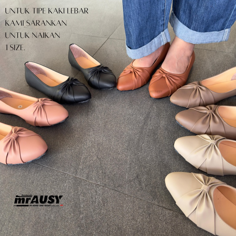 Jual Sepatu Wanita Kerja Flatshoes Balet Casual mrAUSY Flat Pita ...