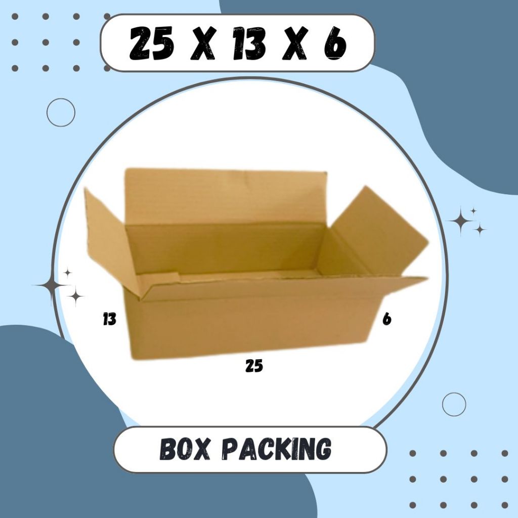Jual Kardus 25x13x6 A1 Box Dus Packing Kotak Kemasan Karton Souvenir ...