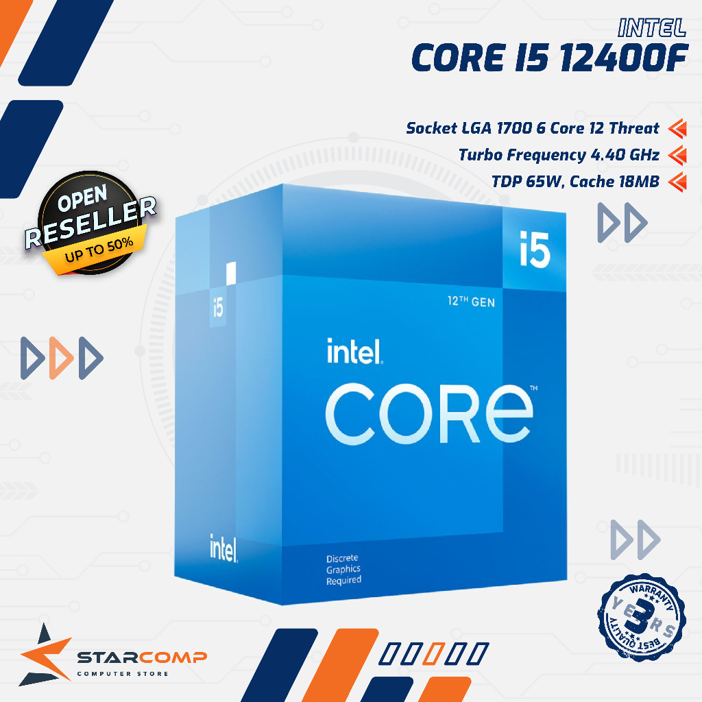 Jual Intel Core i5 12400F 2.5GHz Up To 4.4GHz Socket LGA1700 Processor | Shopee Indonesia