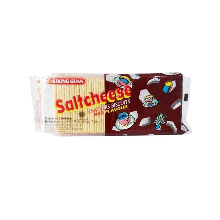 Jual Khong Guan Saltcheese Crackers BBQ/Barbeque Biskuit | Shopee Indonesia