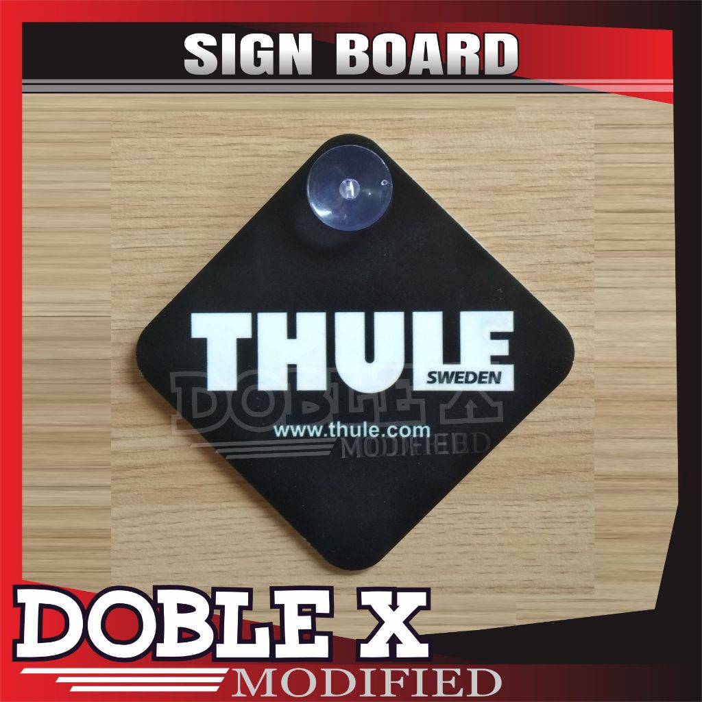 Jual CAR SIGN BOARD CUSTOM THUL E | Shopee Indonesia