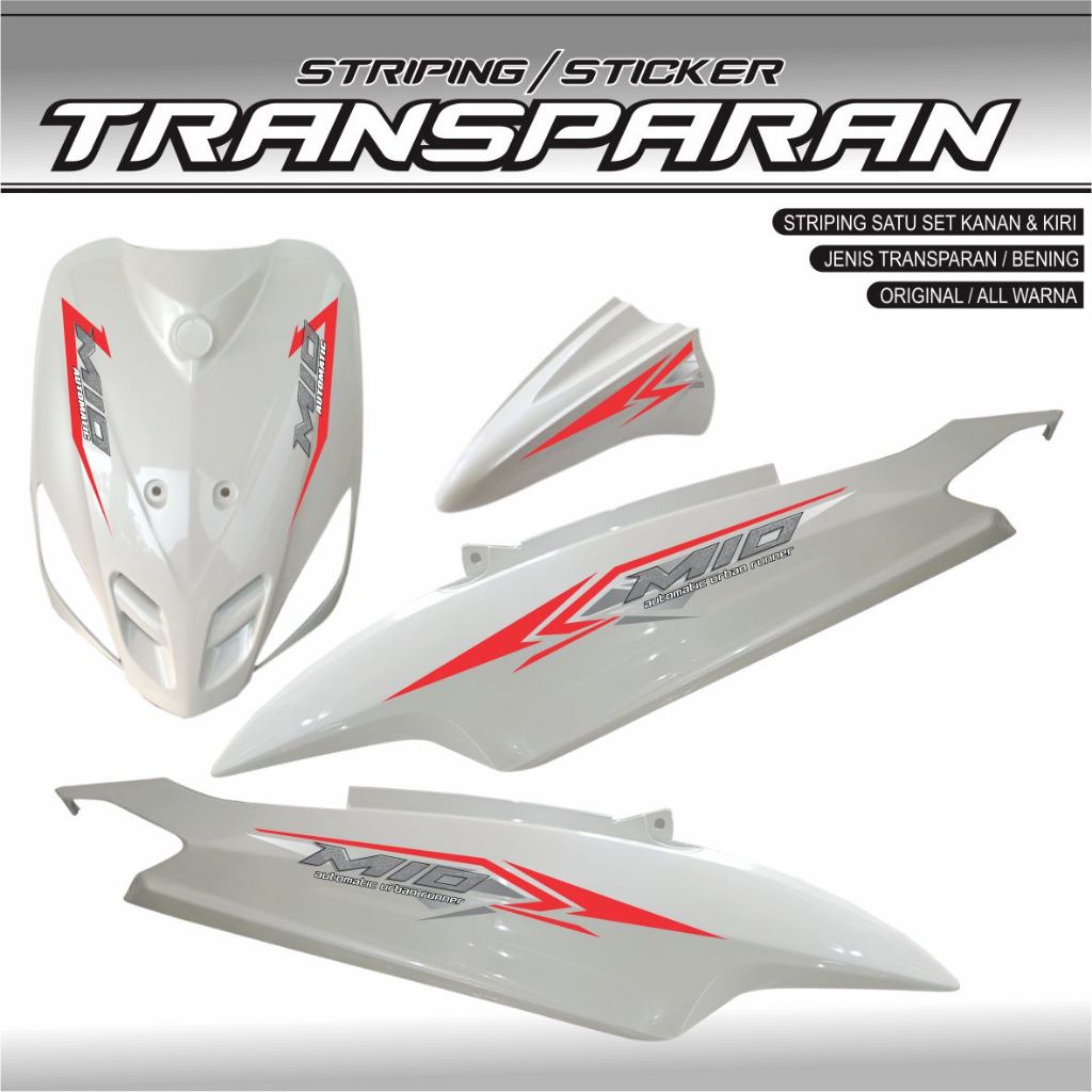 Jual STRIPING MIO OLD/SPORTY TRANSPARAN B12 | Shopee Indonesia
