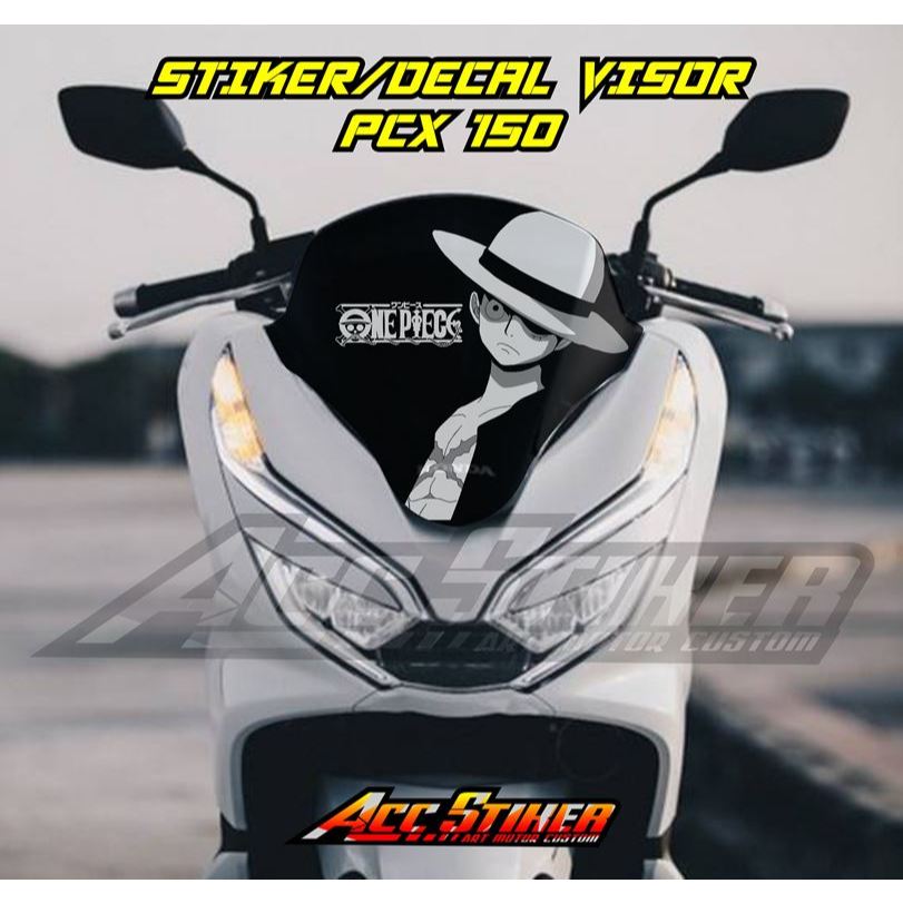 Jual Stiker Decal VISOR PCX 150/STIKER VISOR/HIONDA PCX 150 | Shopee ...