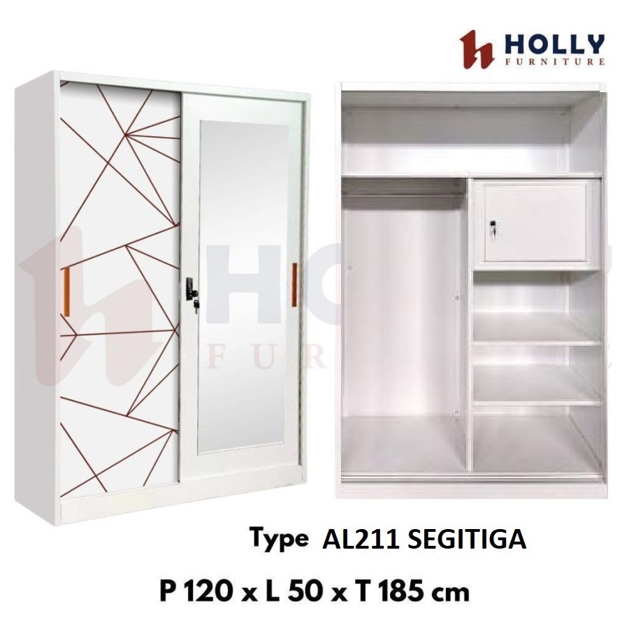 Jual LEMARI 2 3 4 5 PINTU BESI SLIDING CERMIN | Shopee Indonesia
