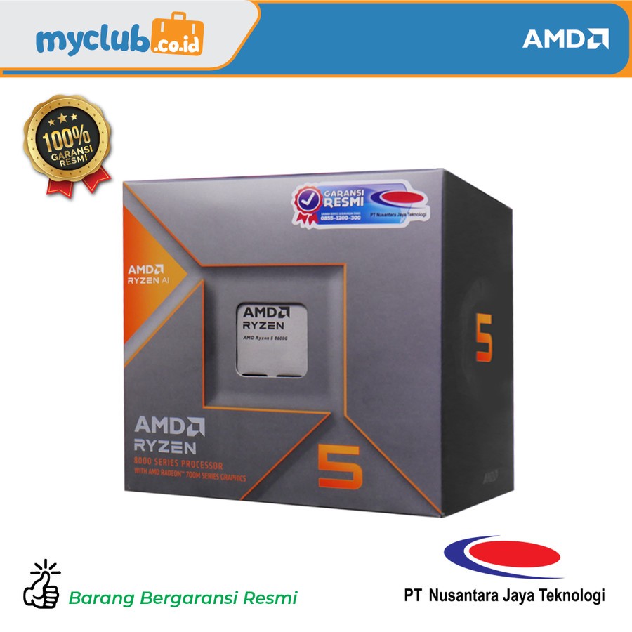 Jual AMD Processor Ryzen 5 8500G Wraight Stealth Cooler | Shopee Indonesia