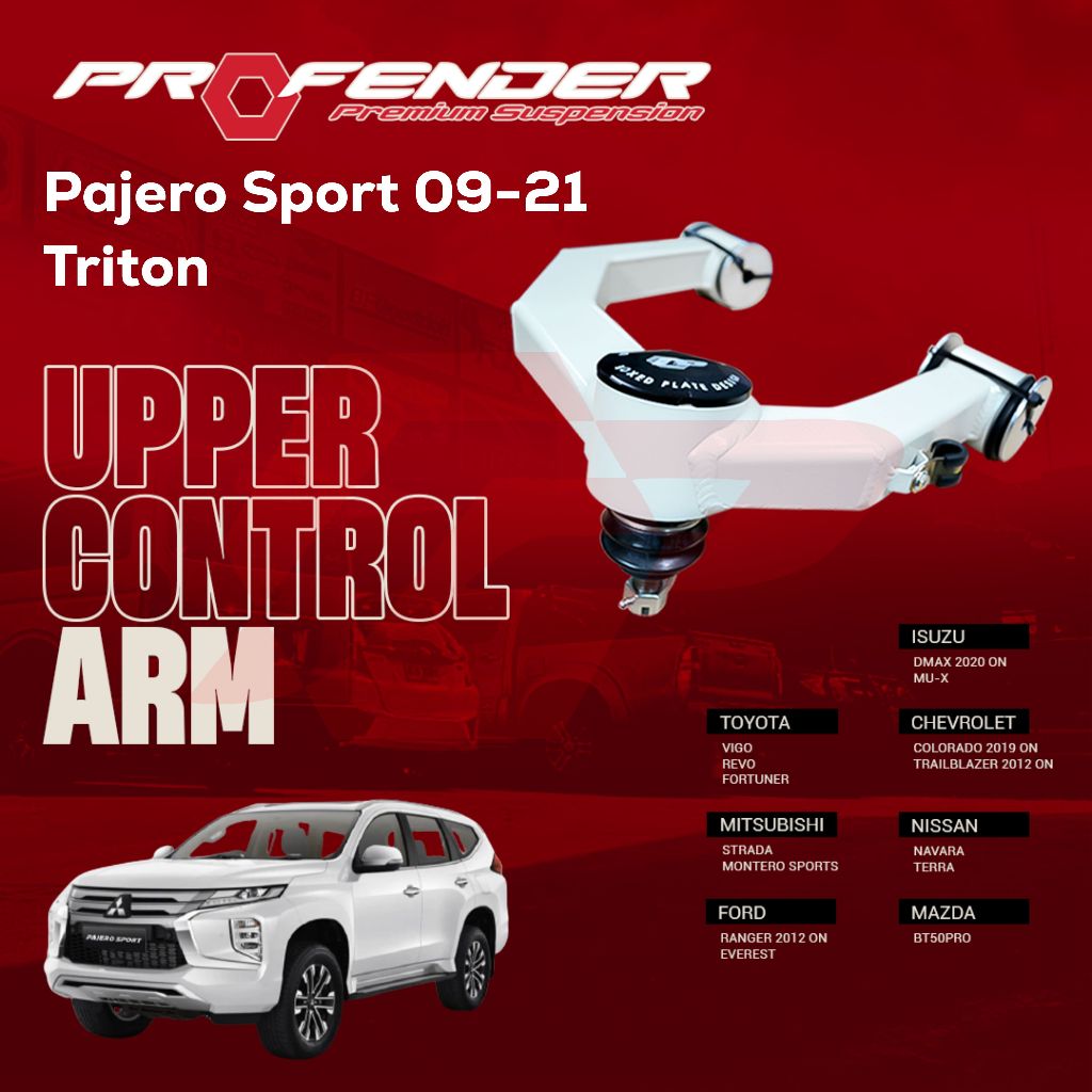 Jual Aksesoris Lift kit LOAD Kit Upper arm depan PROFENDER UCA - Merah ...