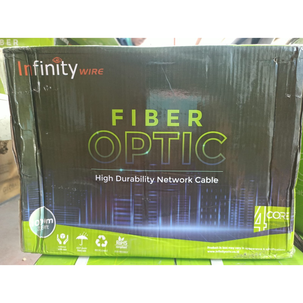 Jual Kabel FO Dropcore 4C 3 Sling Kawat 1Km DC Drop Wire Fiber Optic ...