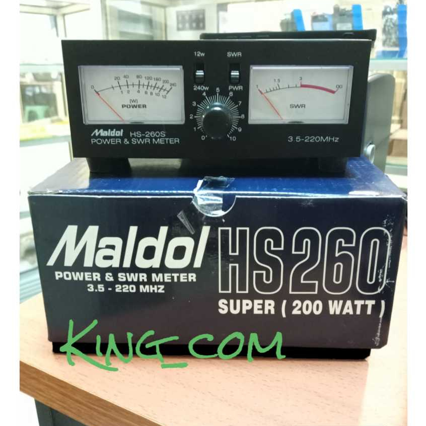 Jual Power & SWR Maldol HS 260 200watt Baru Original | Shopee Indonesia