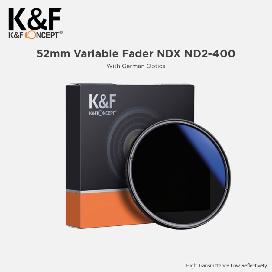 Jual KNF Concept 52mm Lens Filter Variable ND2-400 Multi Coating Filter ...