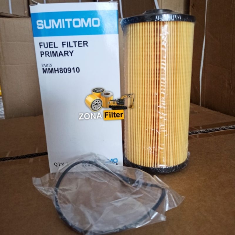 Jual Filter Solar MMH80910 Sumitomo SH210-5 Fuel Filter Sumitomo SH210 ...