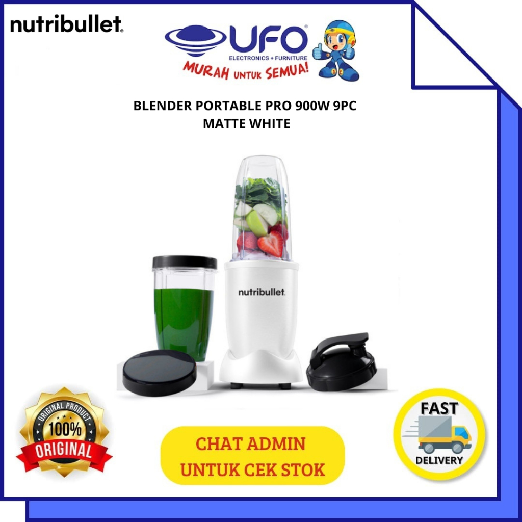 Jual NUTRIBULLET PRO 900W 9PC BLENDER SMOOTHIES MAKER 900 ML - MATTE ...