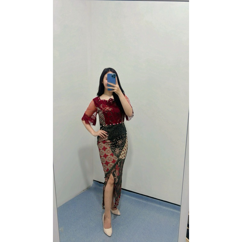 Jual Dress Batik Melitha / dress (PREMIUM) M-L-XL- XXL/ DRESS BATIK ...