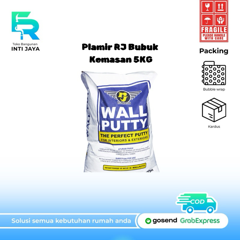 Jual Plamir RJ WALL PUTTY POWDER 5KG | Shopee Indonesia