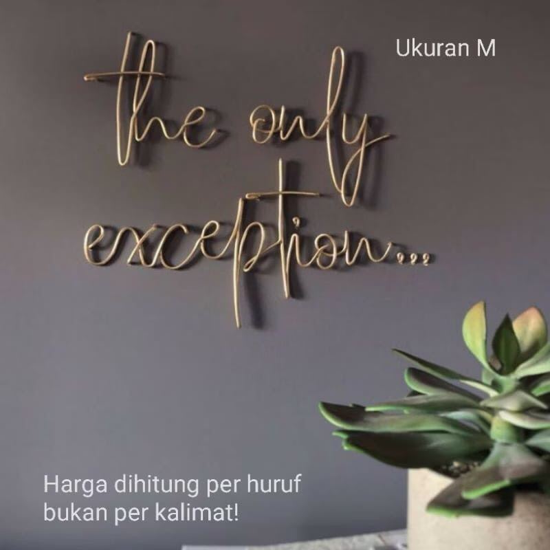 Jual Huruf Timbul Besi Custom, dekorasi dinding, hiasan dinding, huruf ...