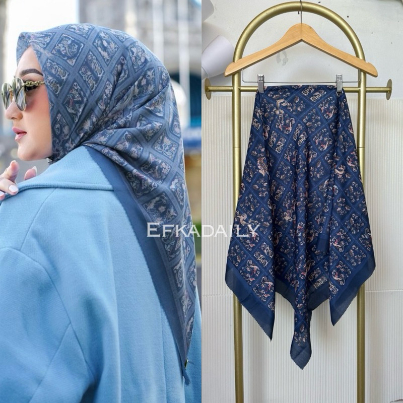 Jual Monogram Pattern Scarf LY Jilbab Voal Branded VH premium Kerudung ...