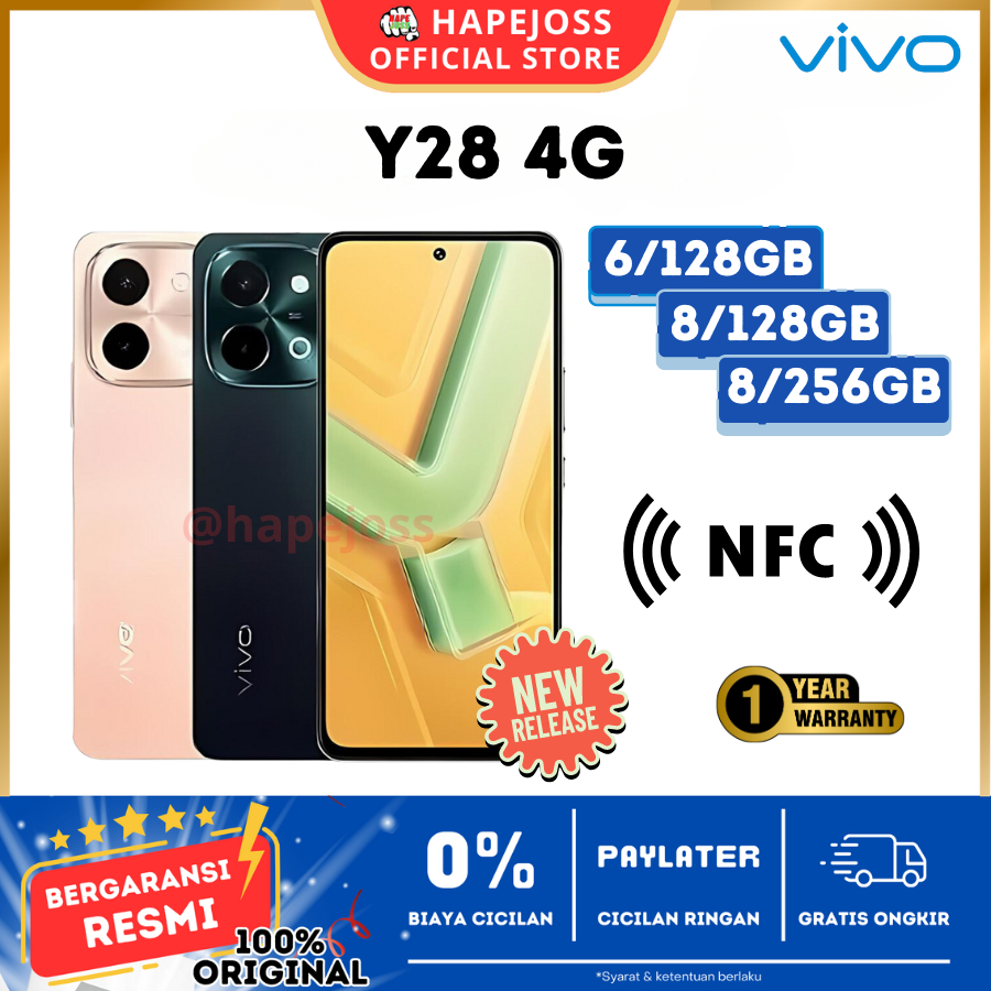 Jual Vivo Y28 4G 8/128GB NFC Resmi | Shopee Indonesia