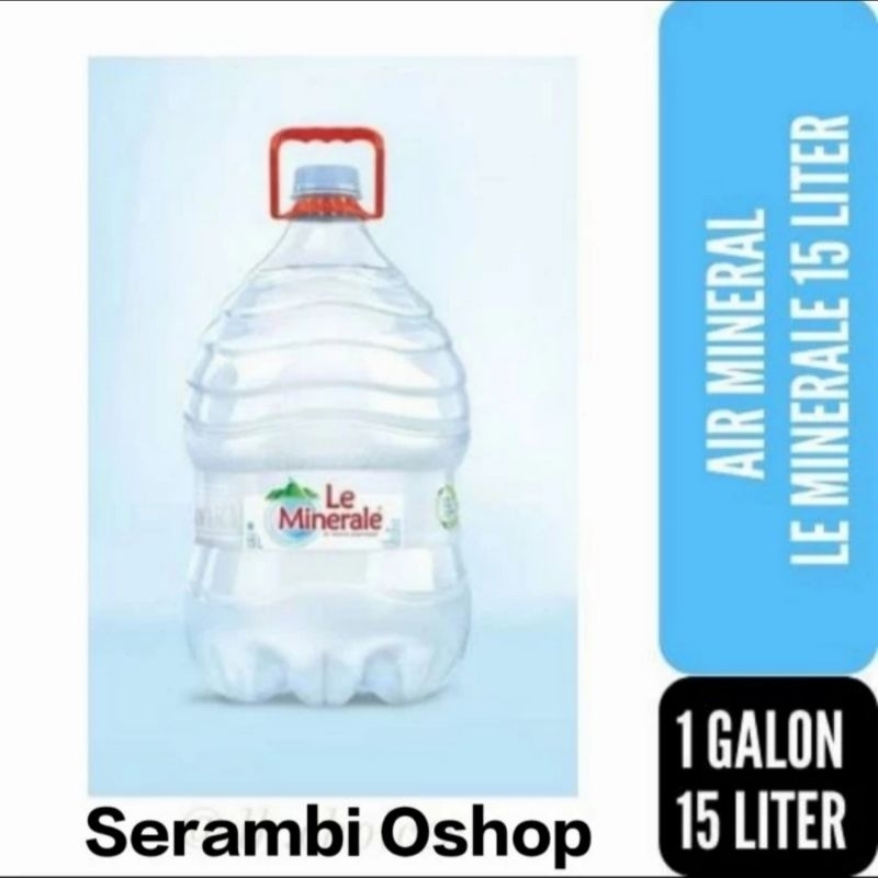 Jual LE MINERALE GALON 15 LITER | Shopee Indonesia