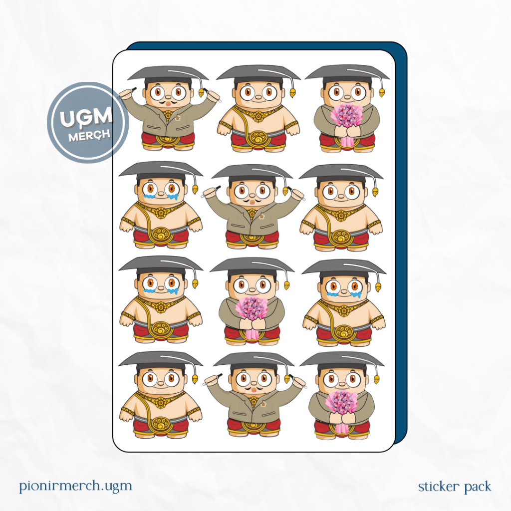 Jual Sticker Pack UGM Waterproof Simaster Edition | Shopee Indonesia